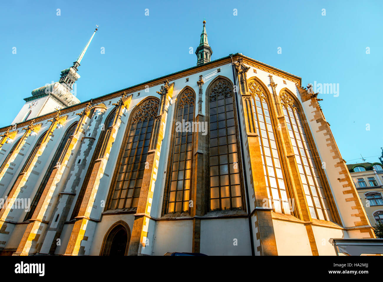 Church in Brno city Stock Photo - Alamy