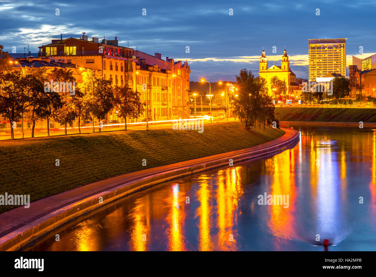 Vilnius landscape view Stock Photo - Alamy