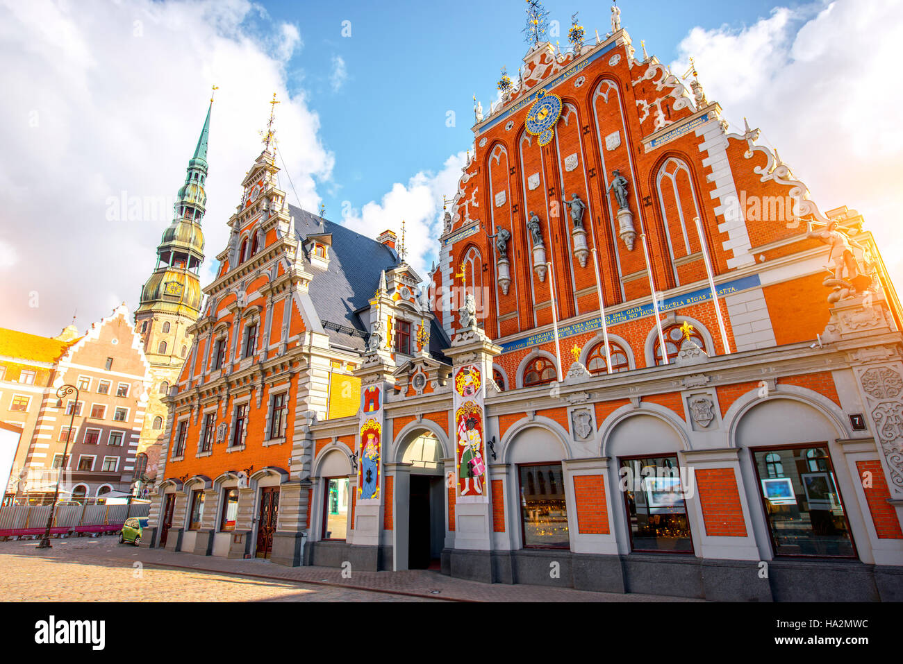 Old town's center in Riga Stock Photo - Alamy