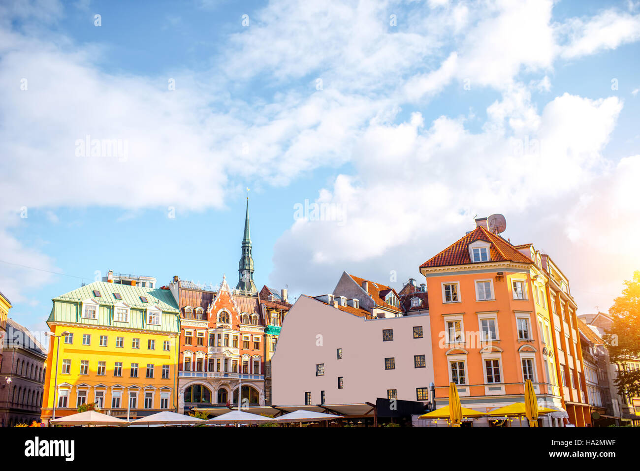 Riga old town central square hi-res stock photography and images - Alamy