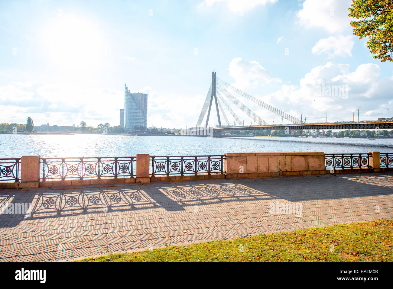 Promenade in Riga Stock Photo - Alamy