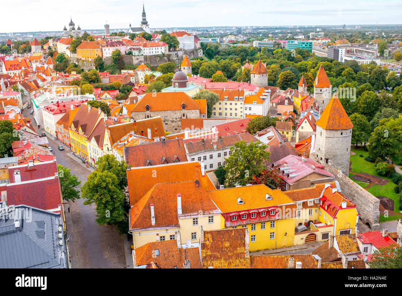 Aerial panorama tallinn hi-res stock photography and images - Alamy