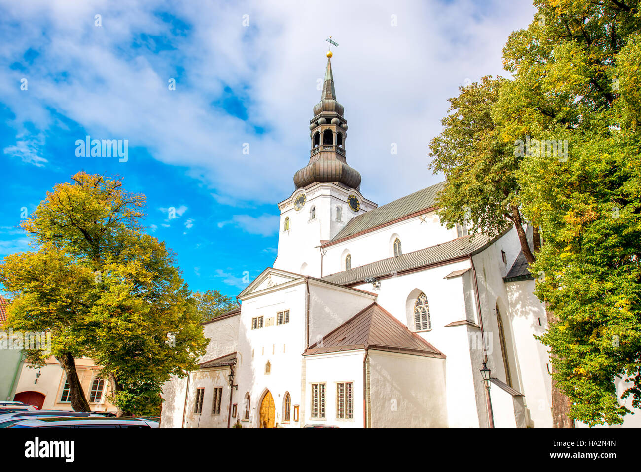 Church in Tallinn Stock Photo - Alamy