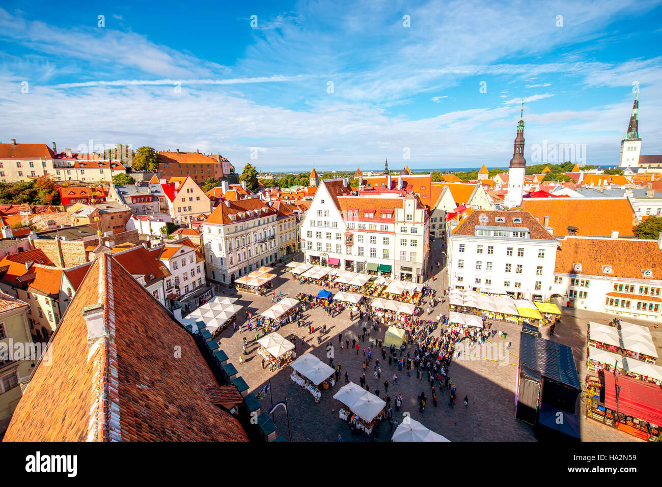 Tallinn old town Stock Photo - Alamy