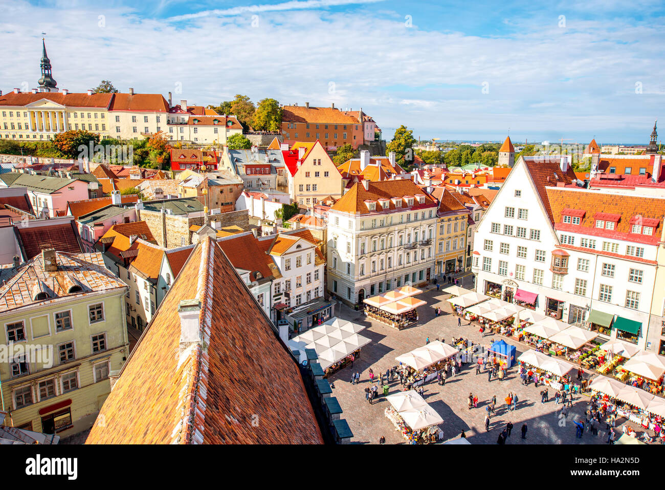 Tallinn old town Stock Photo - Alamy