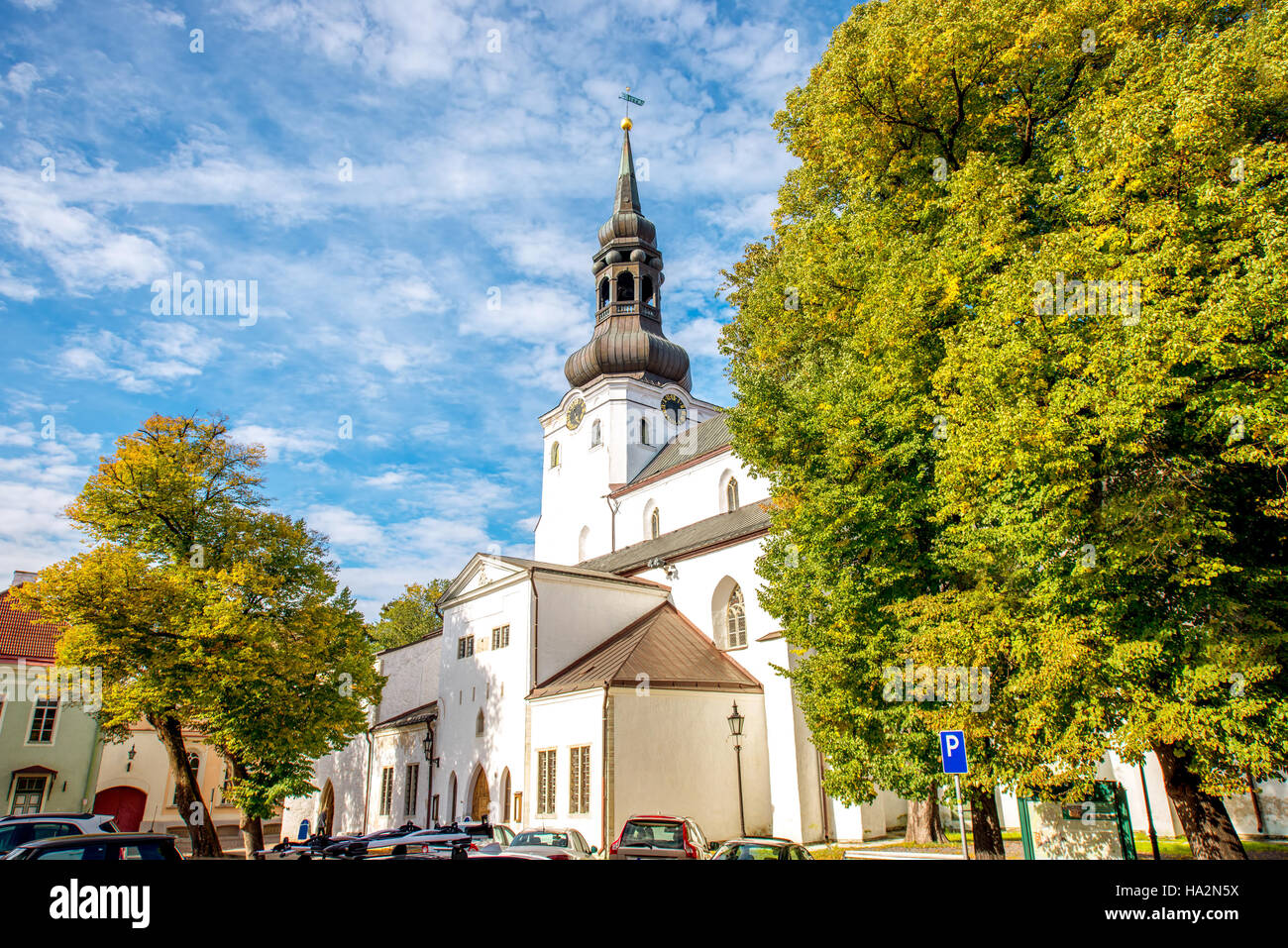 Church in Tallinn Stock Photo - Alamy