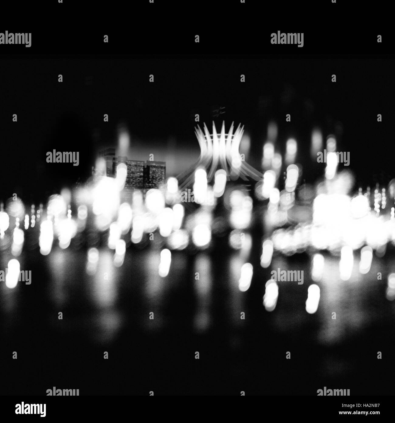 Brazil at night Black and White Stock Photos & Images - Alamy