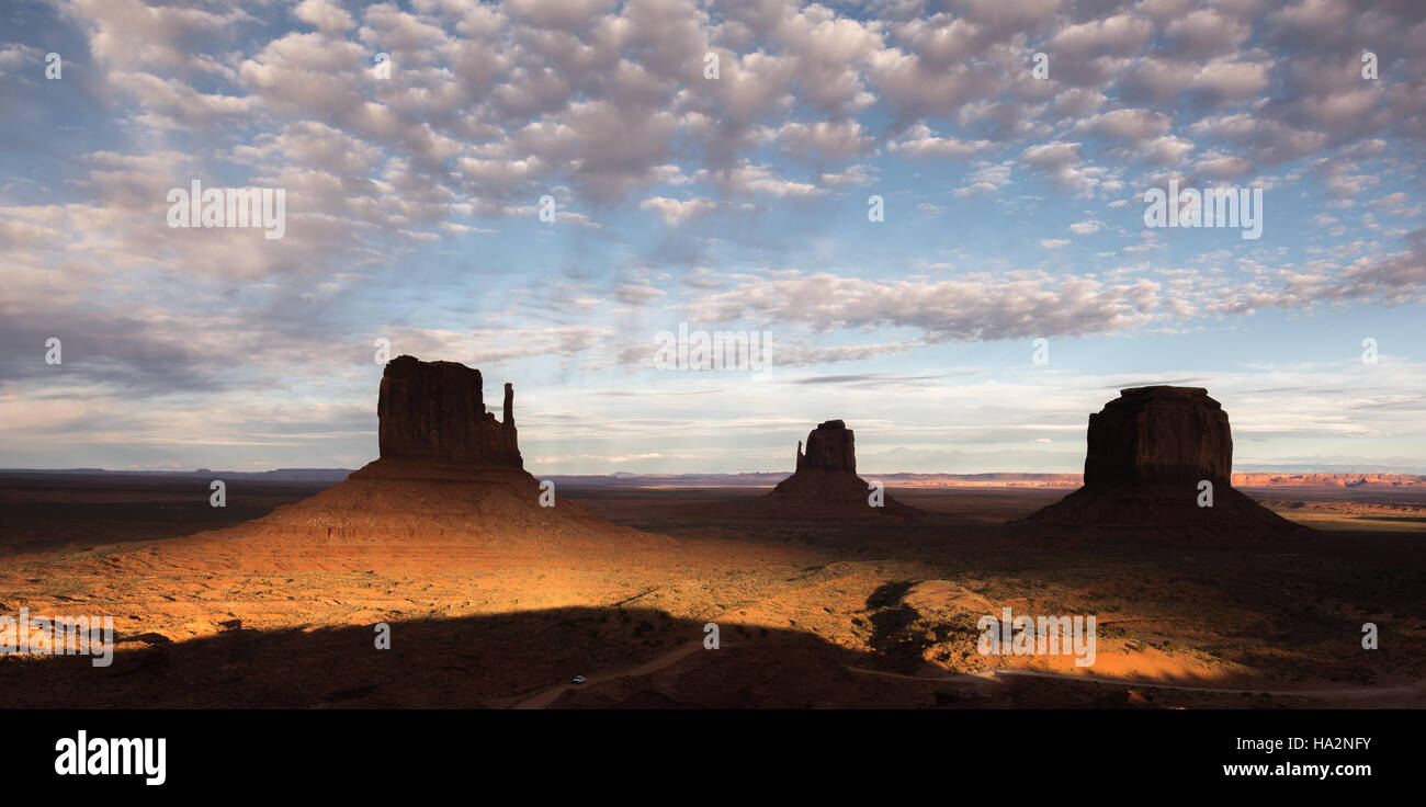 Monument Valley at Sunset Stock Photo - Alamy