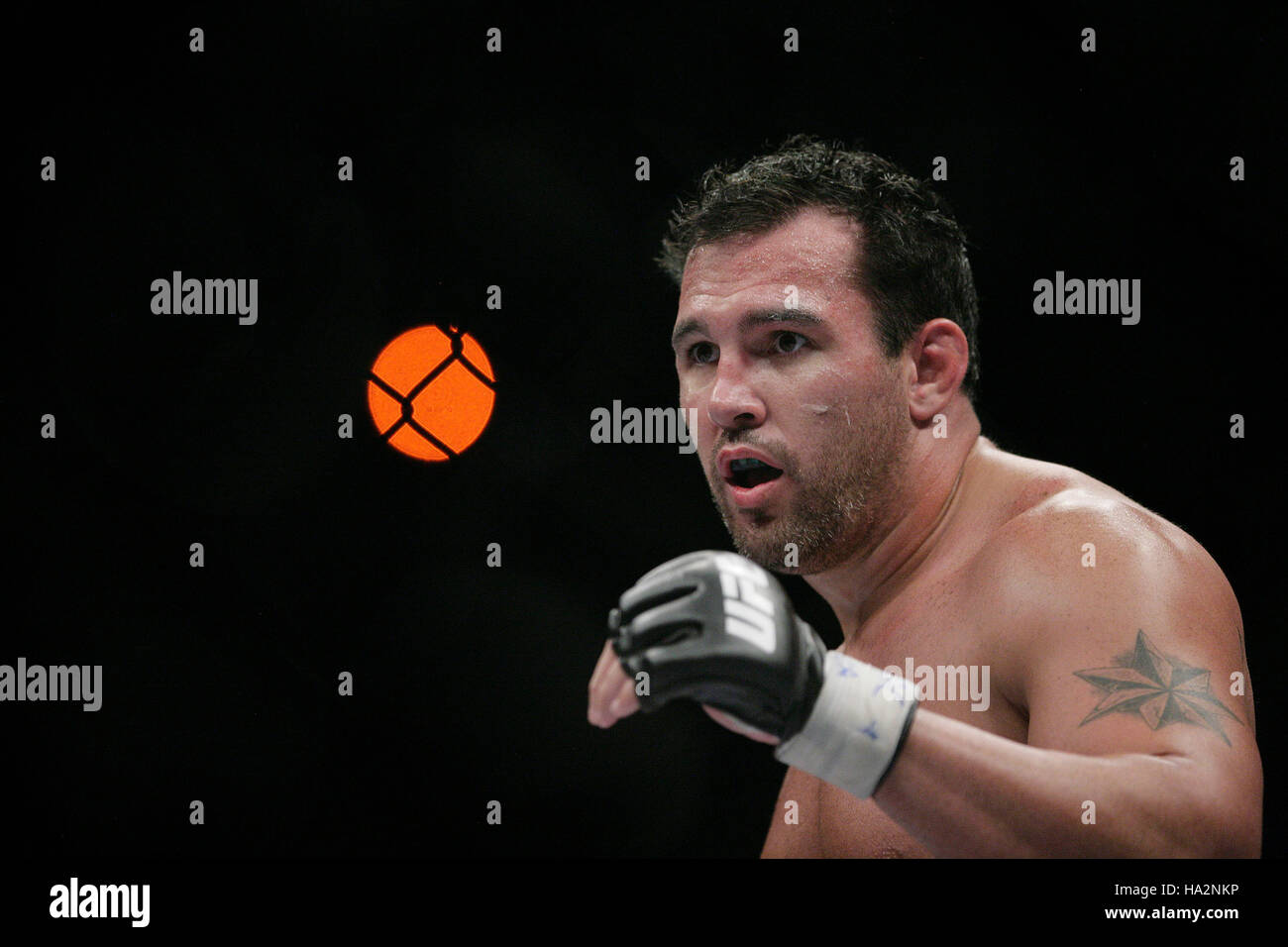 David Heath at UFC 74 during a mixed martial arts match at the Mandalay ...