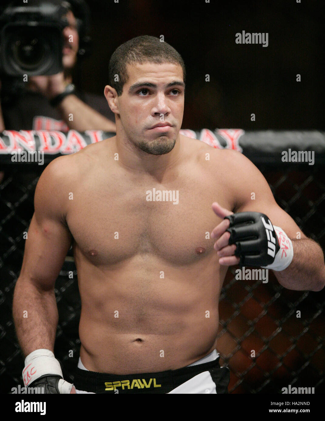 Thales Leites at UFC 74 during a mixed martial arts match at the ...