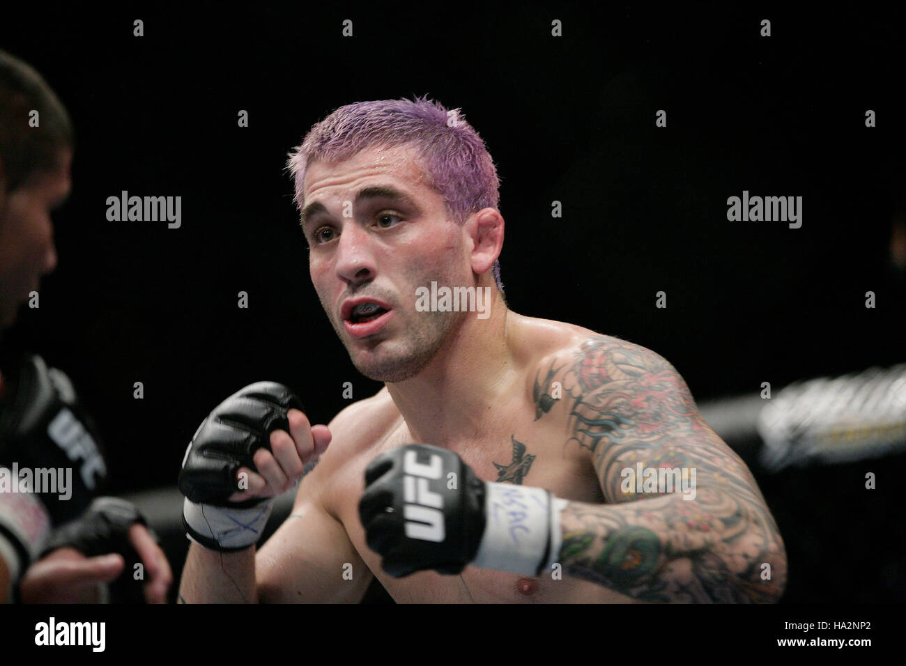 Kurt Pellegrino at UFC 74 during a mixed martial arts match at the ...