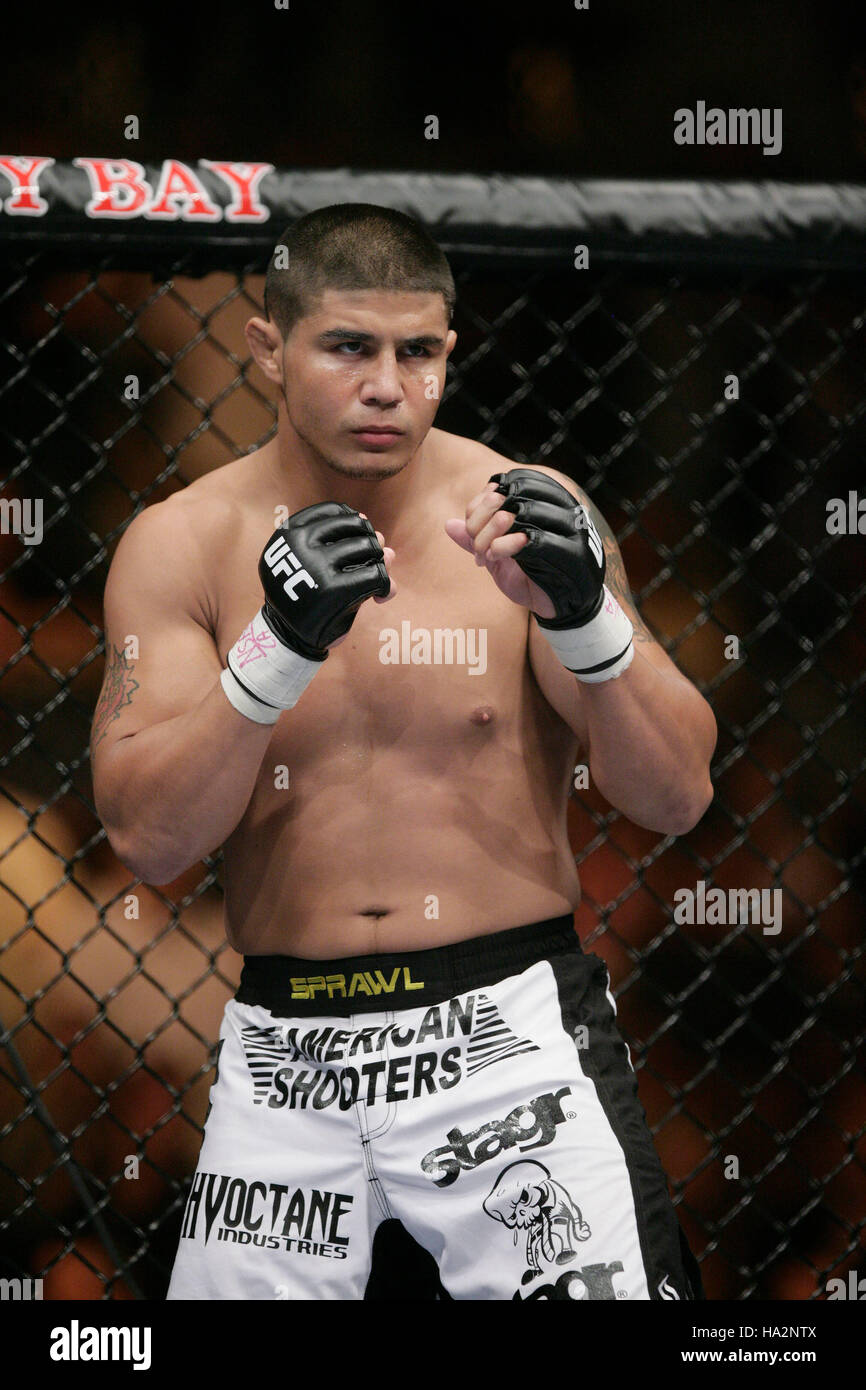 Joe Stevenson at UFC 74 during a mixed martial arts match at the ...