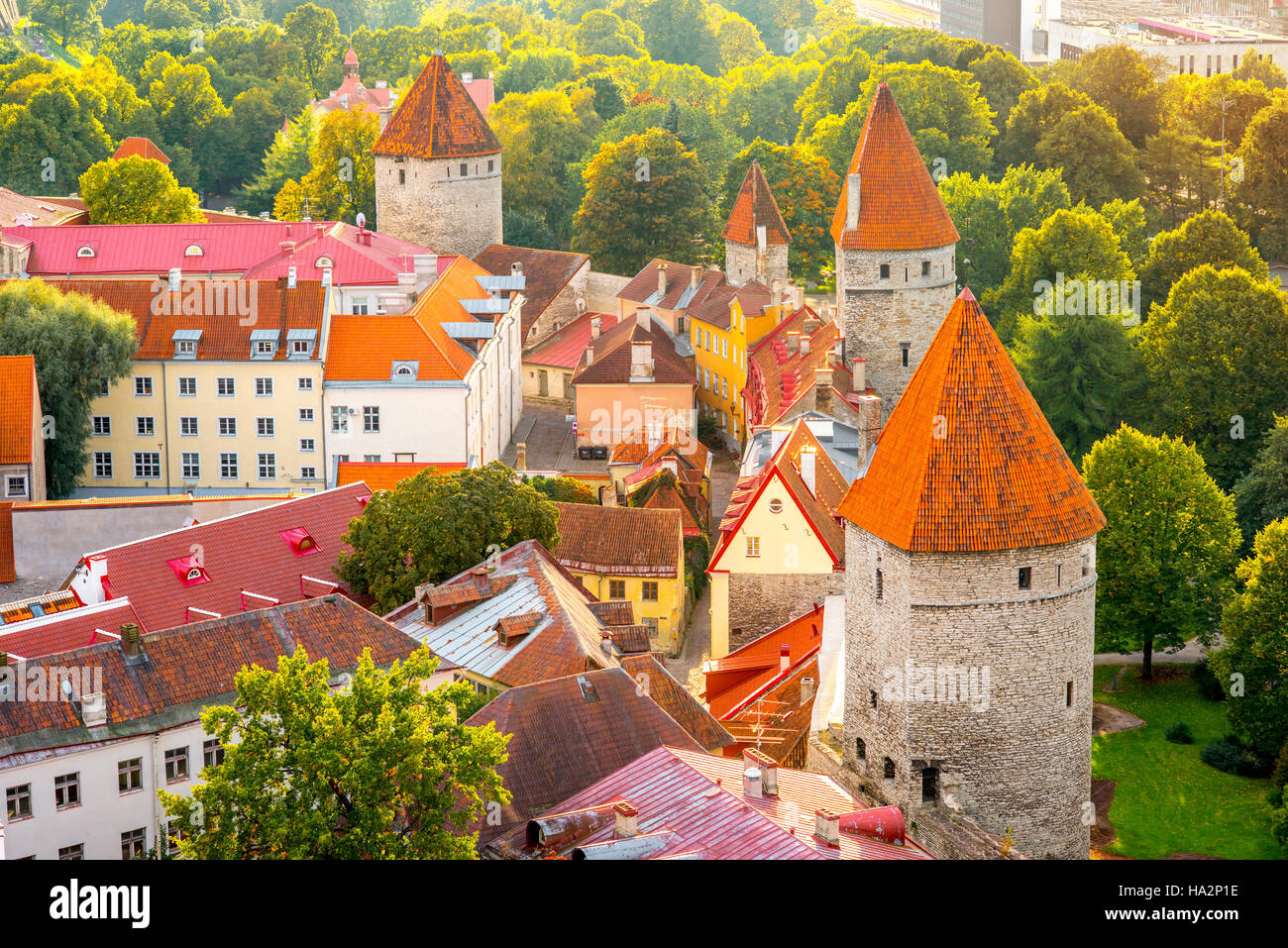 Tallinn old town Stock Photo - Alamy