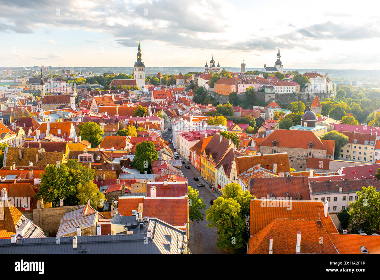 Tallinn old town Stock Photo - Alamy