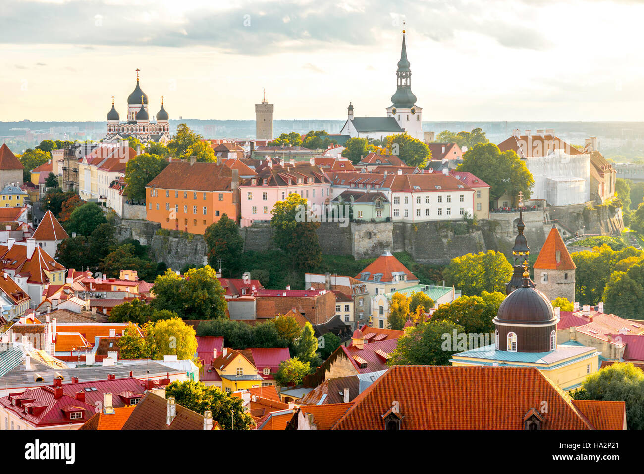 Tallinn old town Stock Photo - Alamy