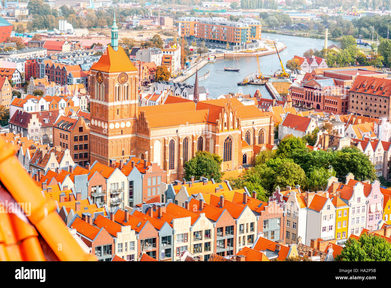 Gdansk Old Town Stock Photo Alamy