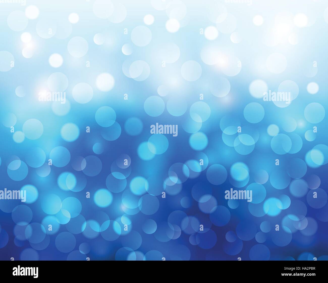 Christmas abstract background blue blinking bokeh Stock Vector Image ...