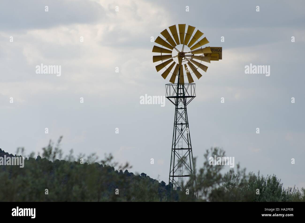 Old wind turbine hi-res stock photography and images - Alamy