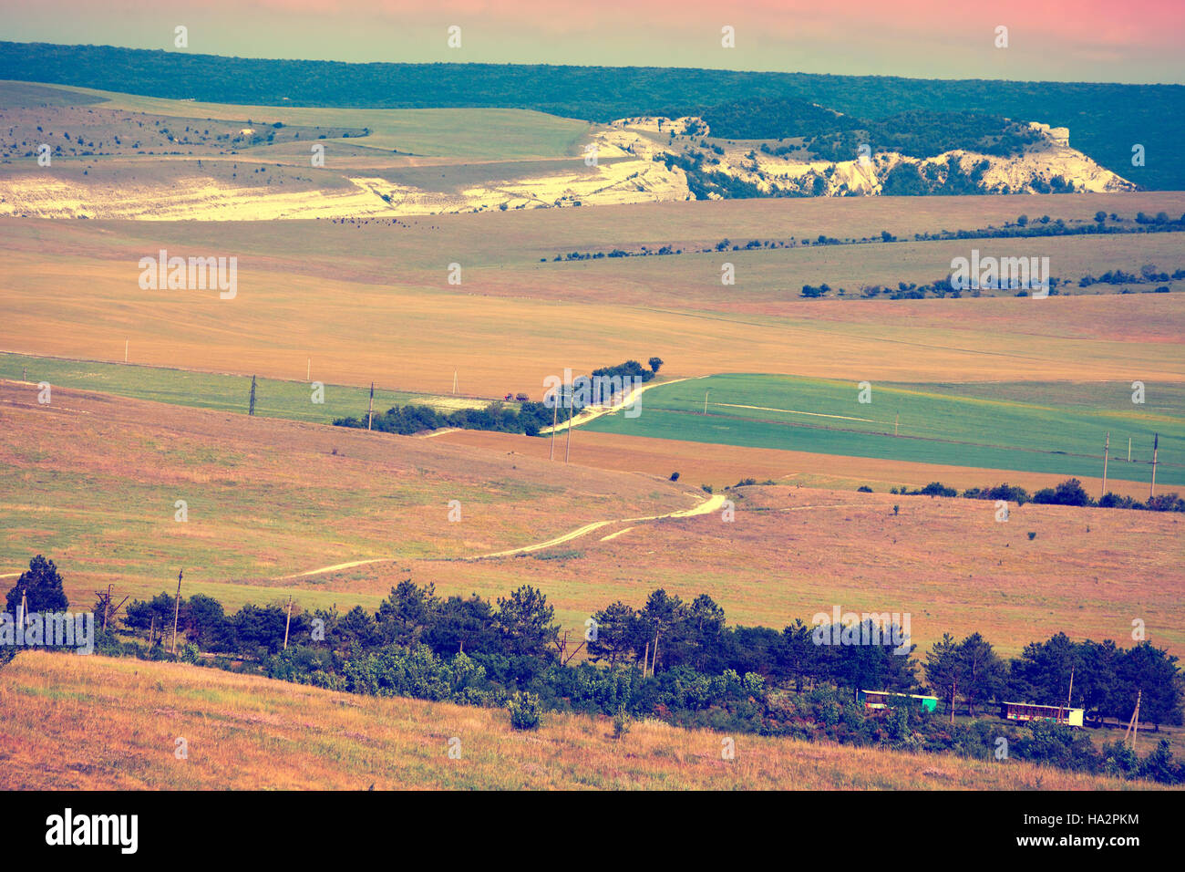 Retro mountains hi-res stock photography and images - Alamy