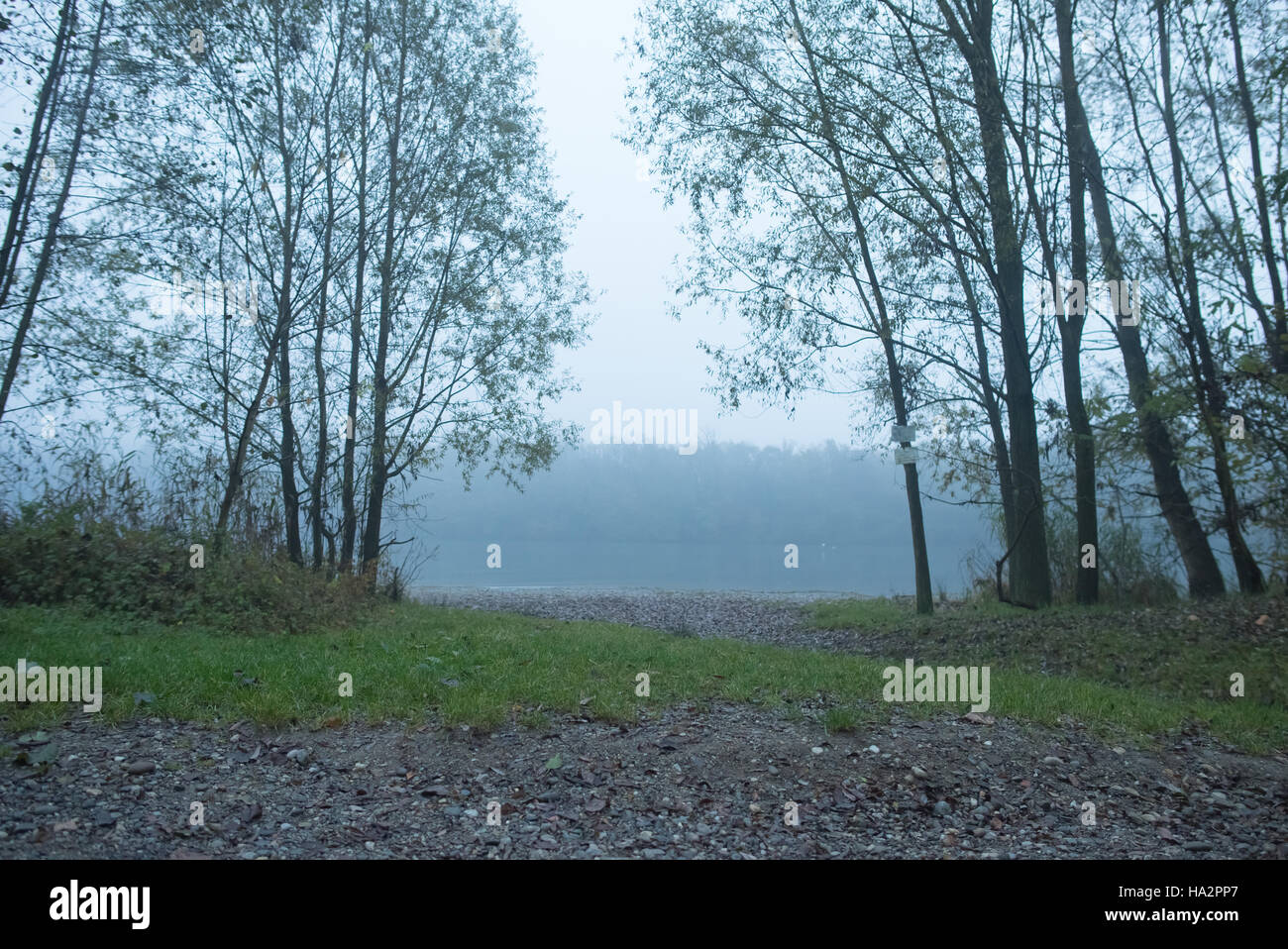 River fog park hi-res stock photography and images - Alamy