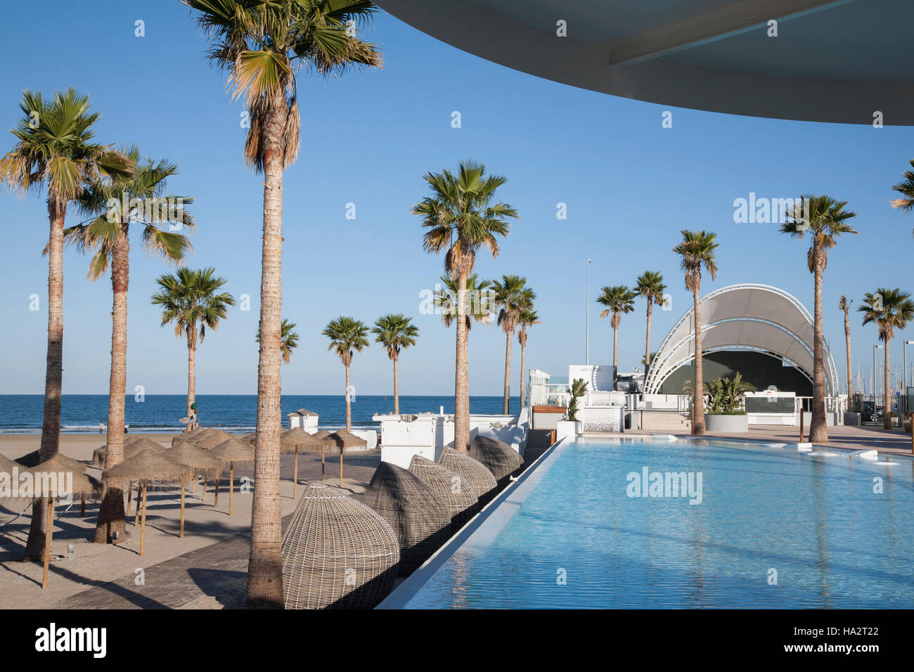 Marina beach club valencia hi-res stock photography and images - Alamy