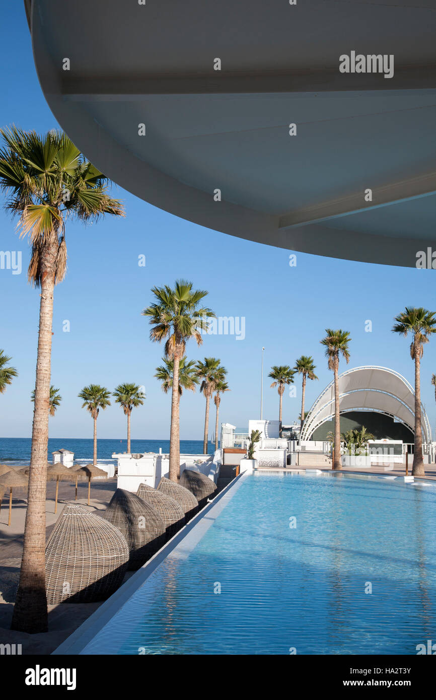 Marina Beach Club, Malvarosa, Valencia; Spain Stock Photo - Alamy