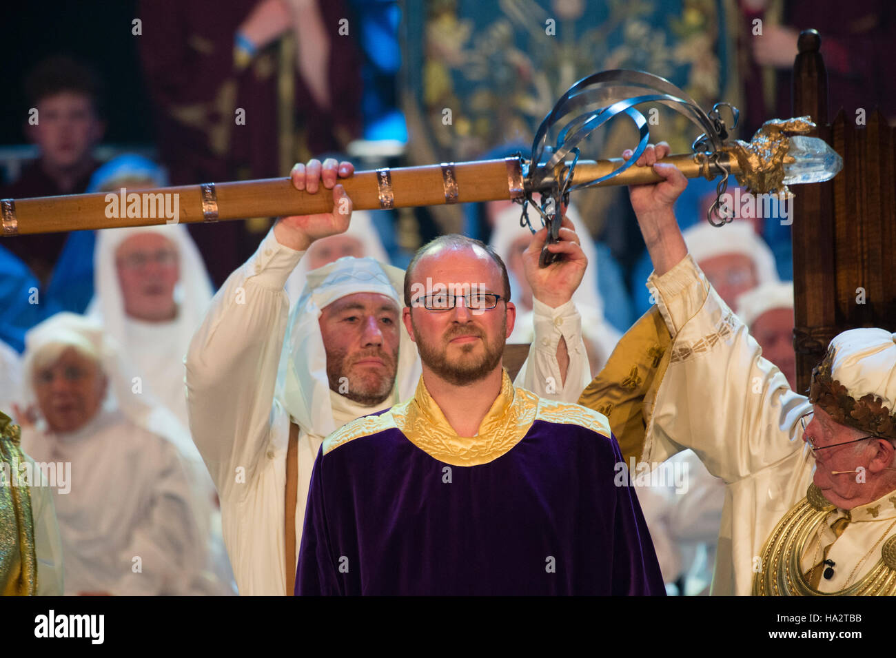 Prize winning poet ANEIRIN KARADOG at The National Eisteddfod of Wales ...