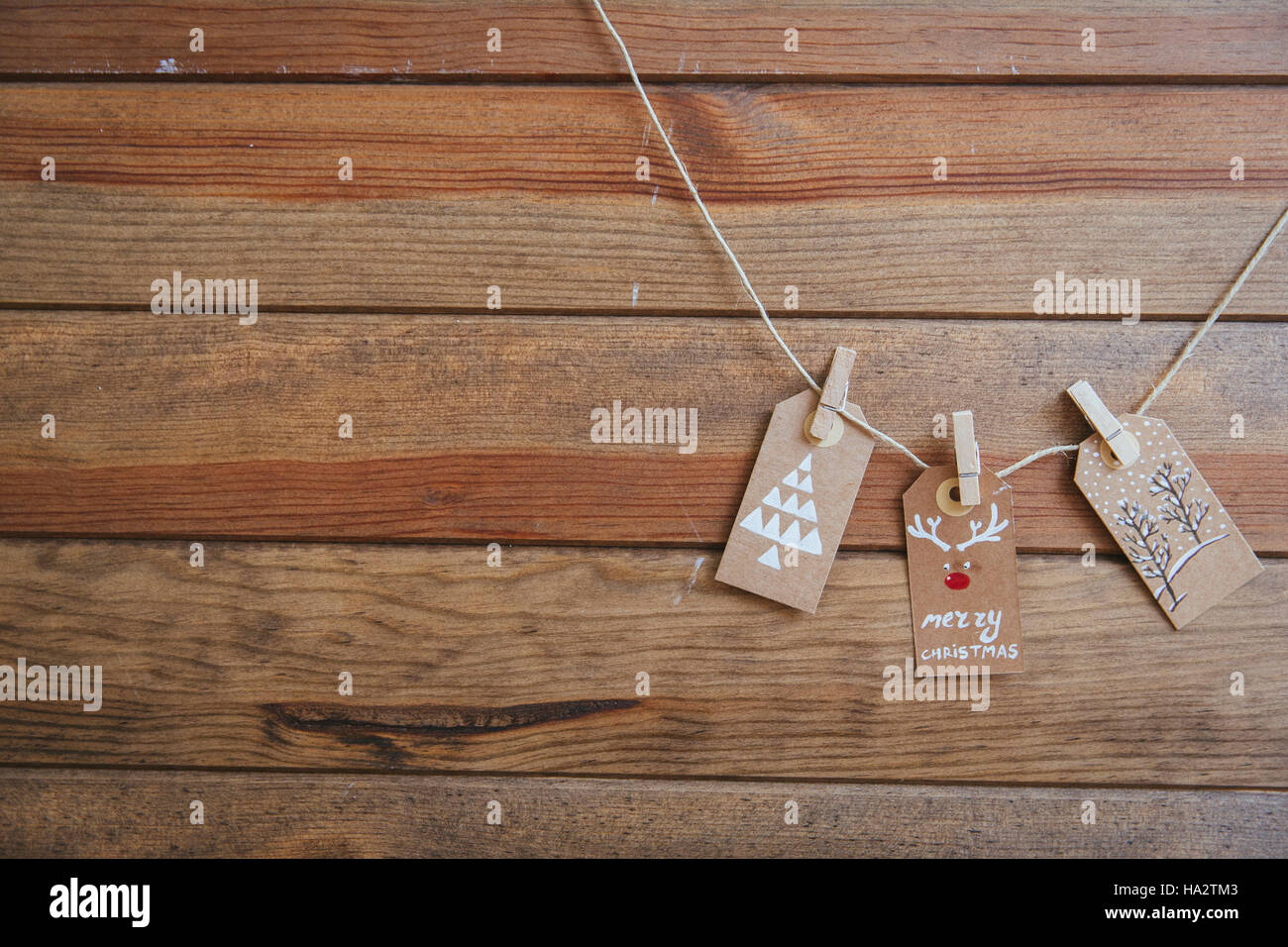 Christmas gift tags hi-res stock photography and images - Alamy