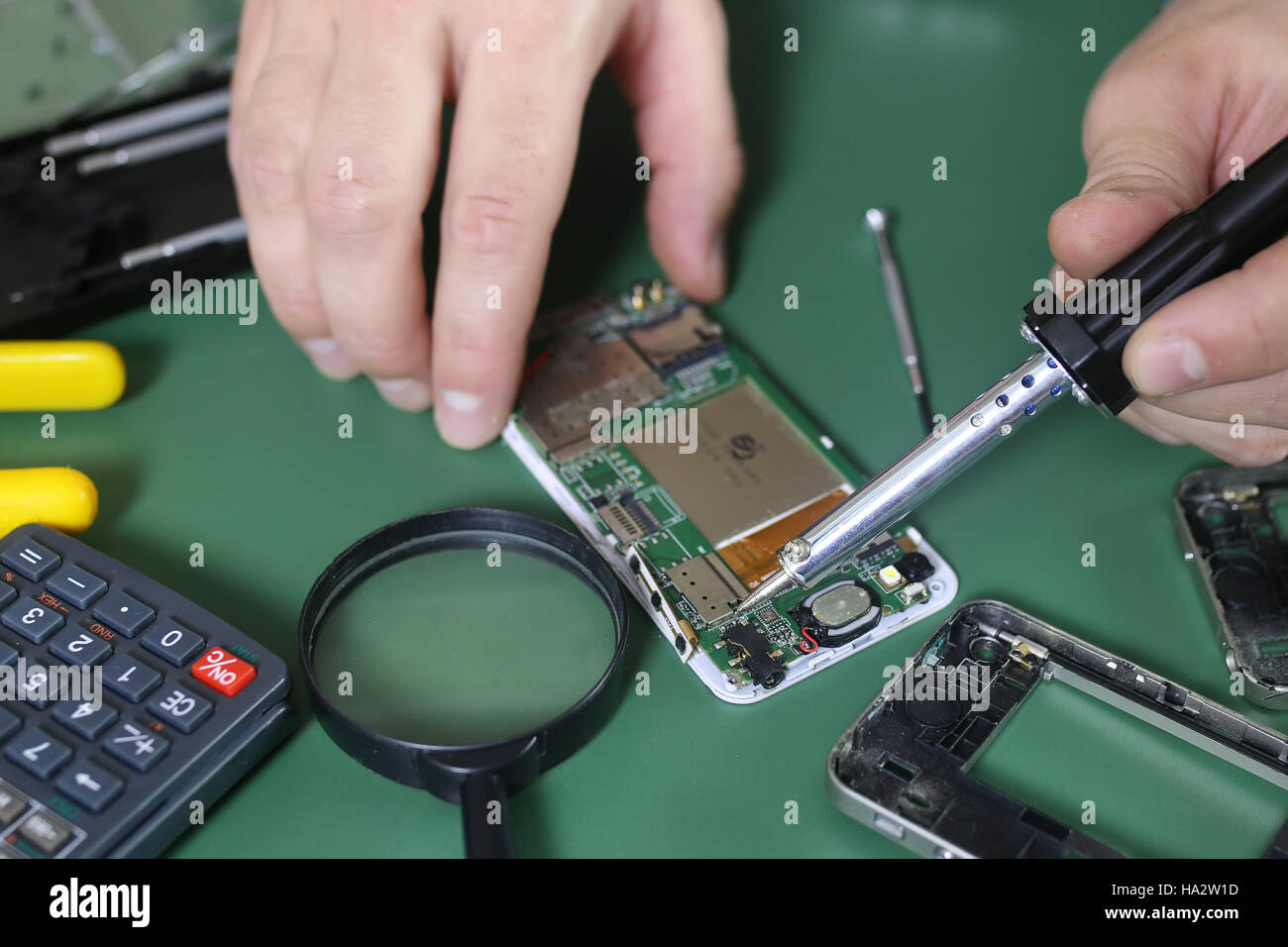 phone repair chip Stock Photo - Alamy