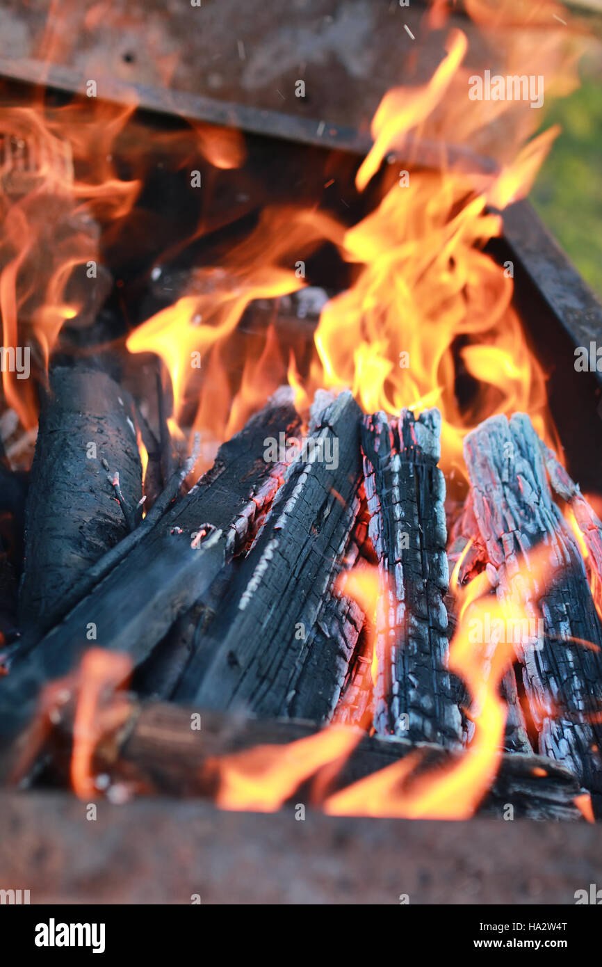 coal and fire flame Stock Photo - Alamy