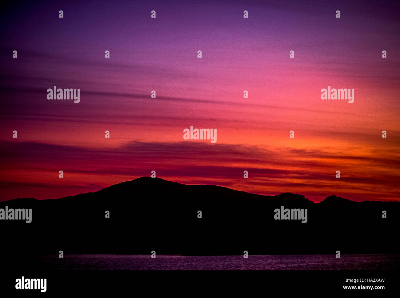 sunset west coast ireland Stock Photo - Alamy