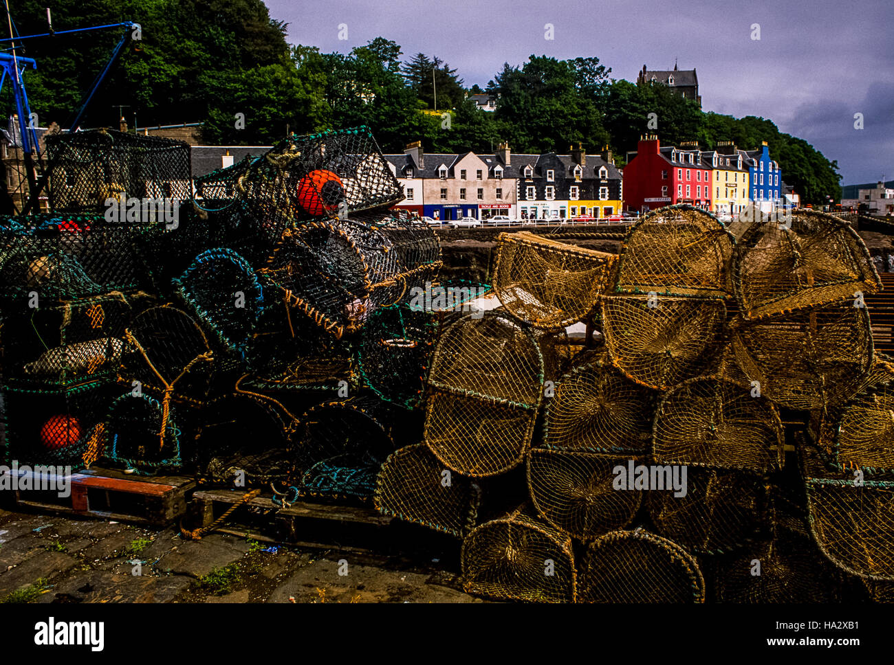 tobermory harbour mull scotland uk Stock Photo - Alamy