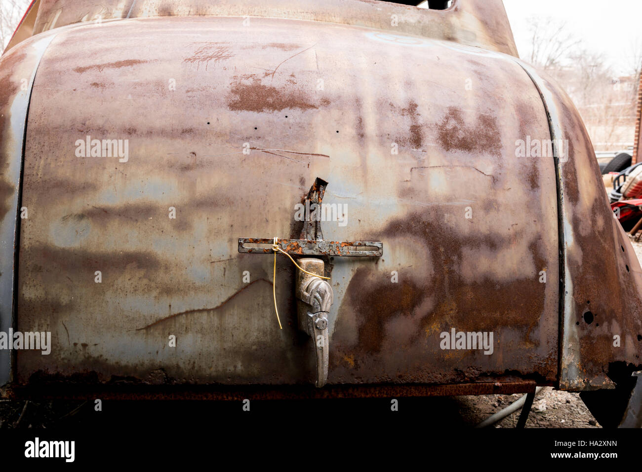 Rusted Vintage Car Parts Stock Photo - Alamy