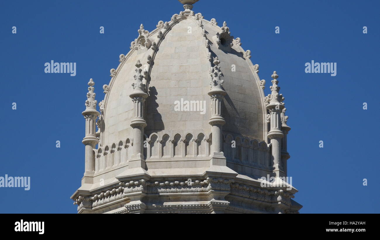 Architecture Of Dome On Cathedral Stock Photo - Alamy