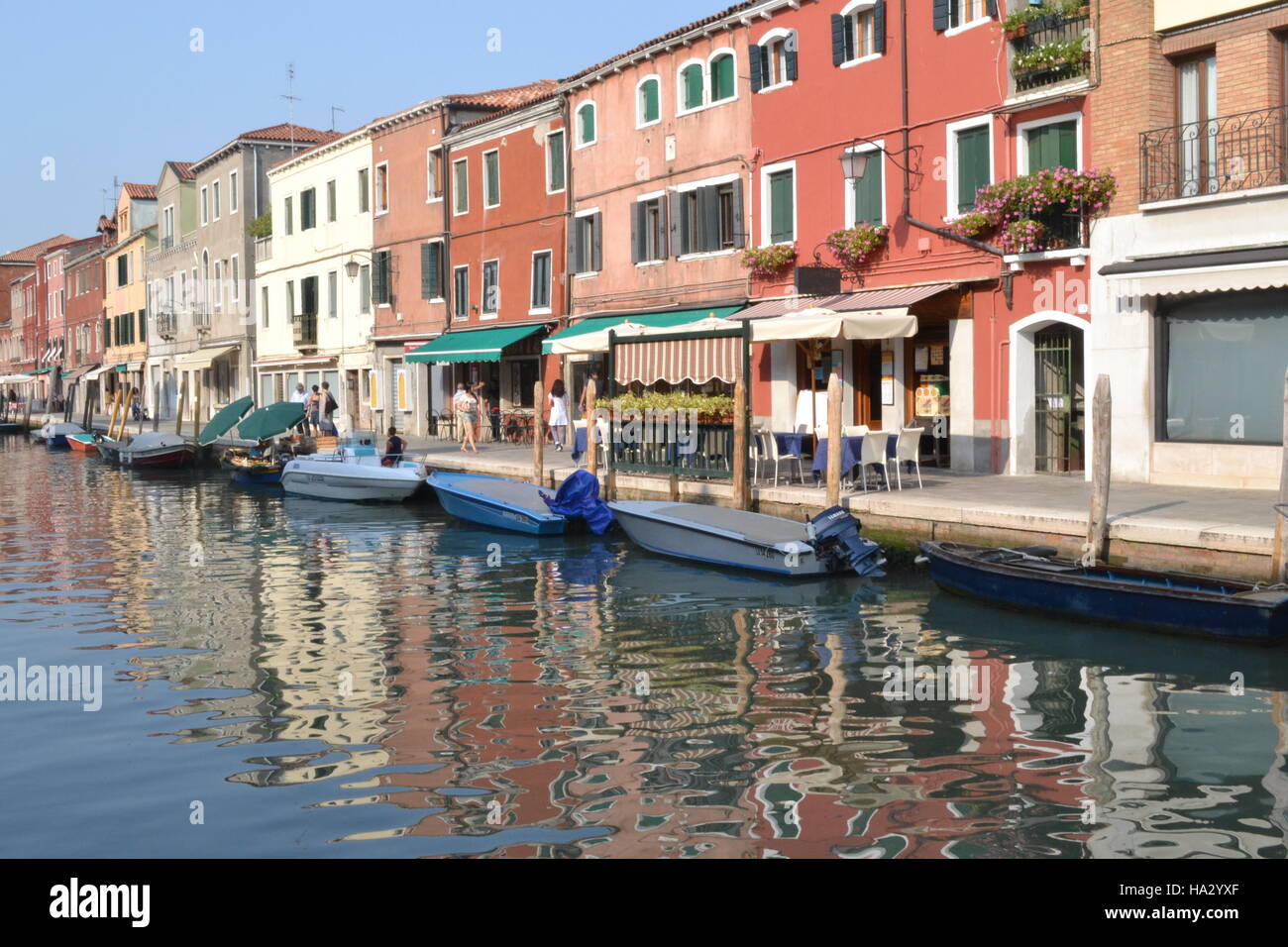 Venice Colorful Canal Stock Photo - Alamy