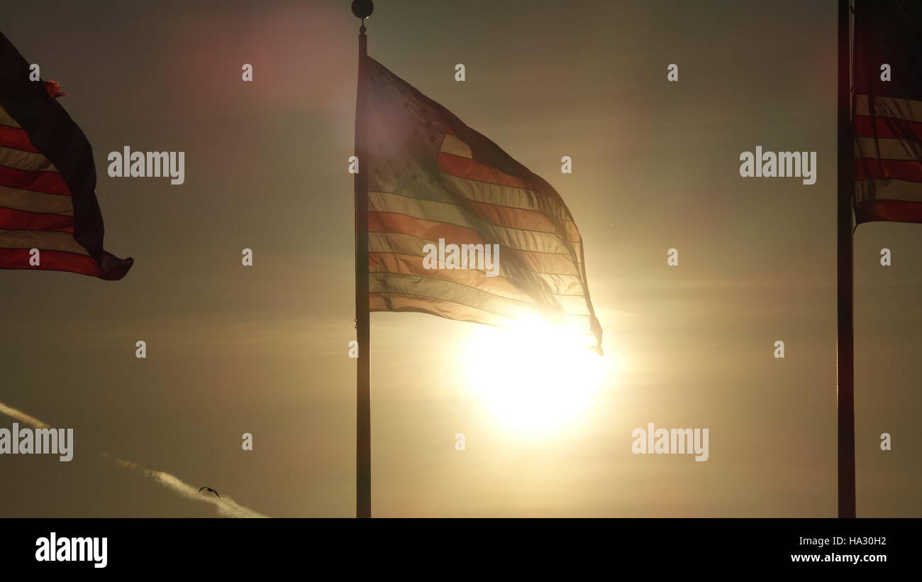 US Flag At Night Stock Photo - Alamy