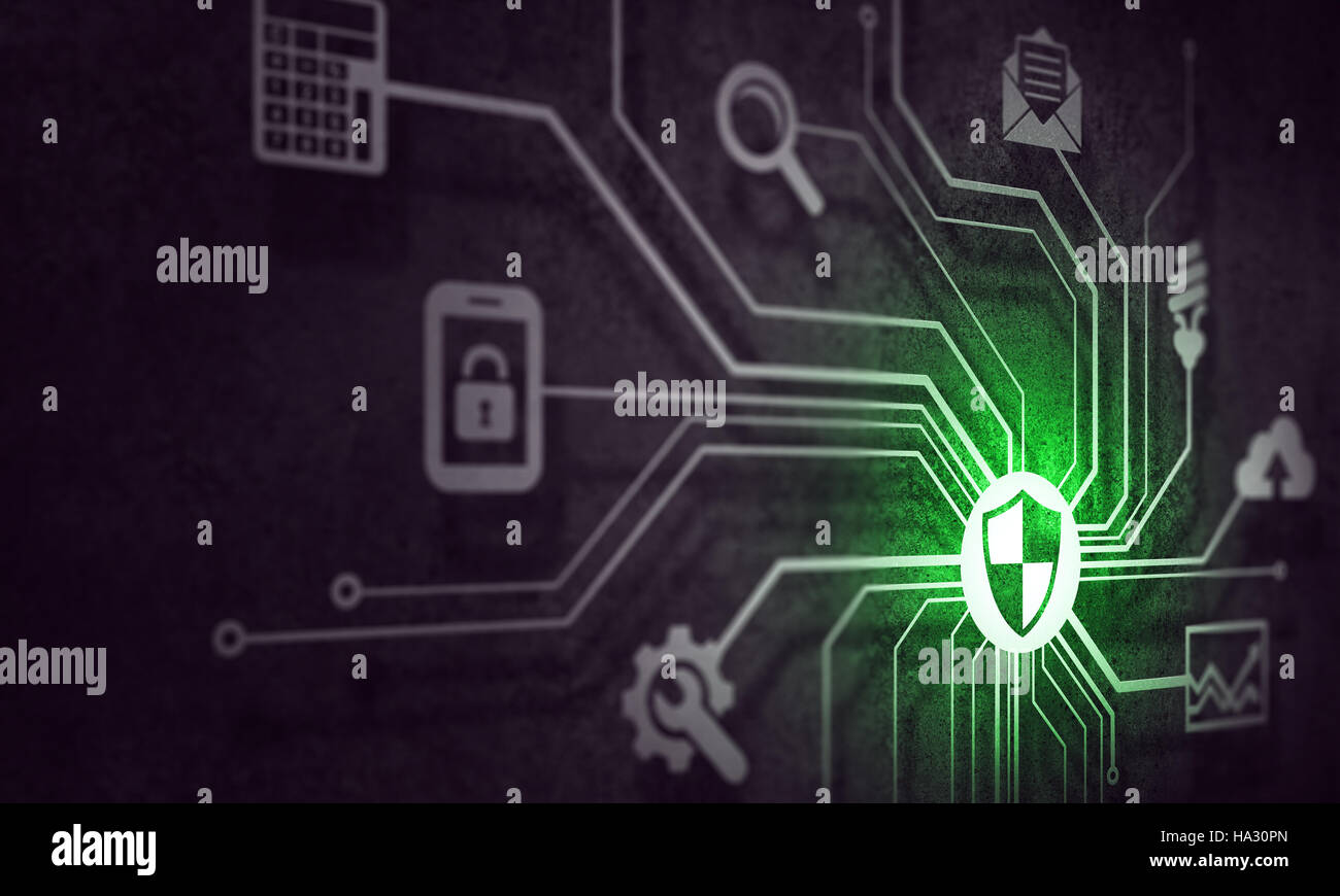 Digital background with social interaction and connection concept Stock ...