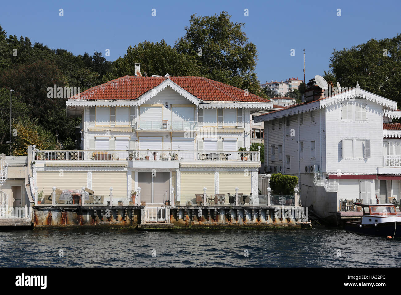 Building in Bosphorus Strait, Istanbul City, Turkey Stock Photo - Alamy