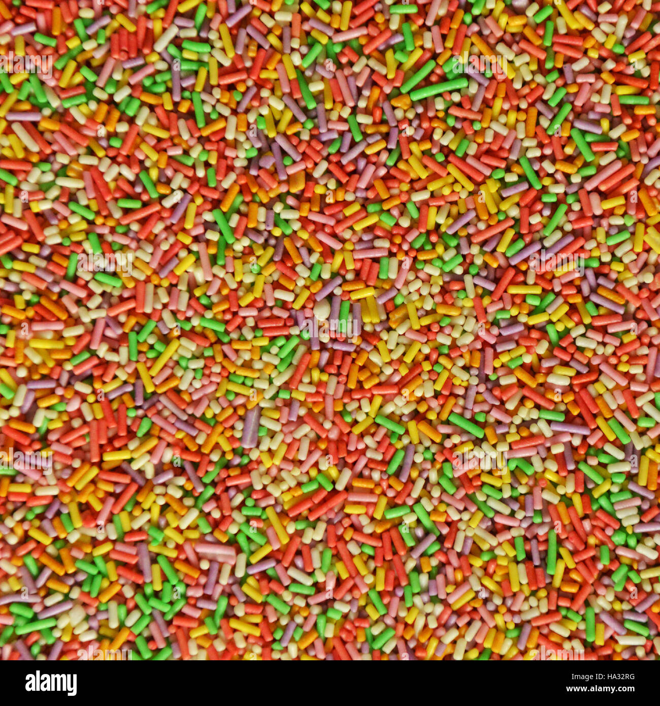 Colorful candy sprinkles background- Modern minimal flat lay Stock ...