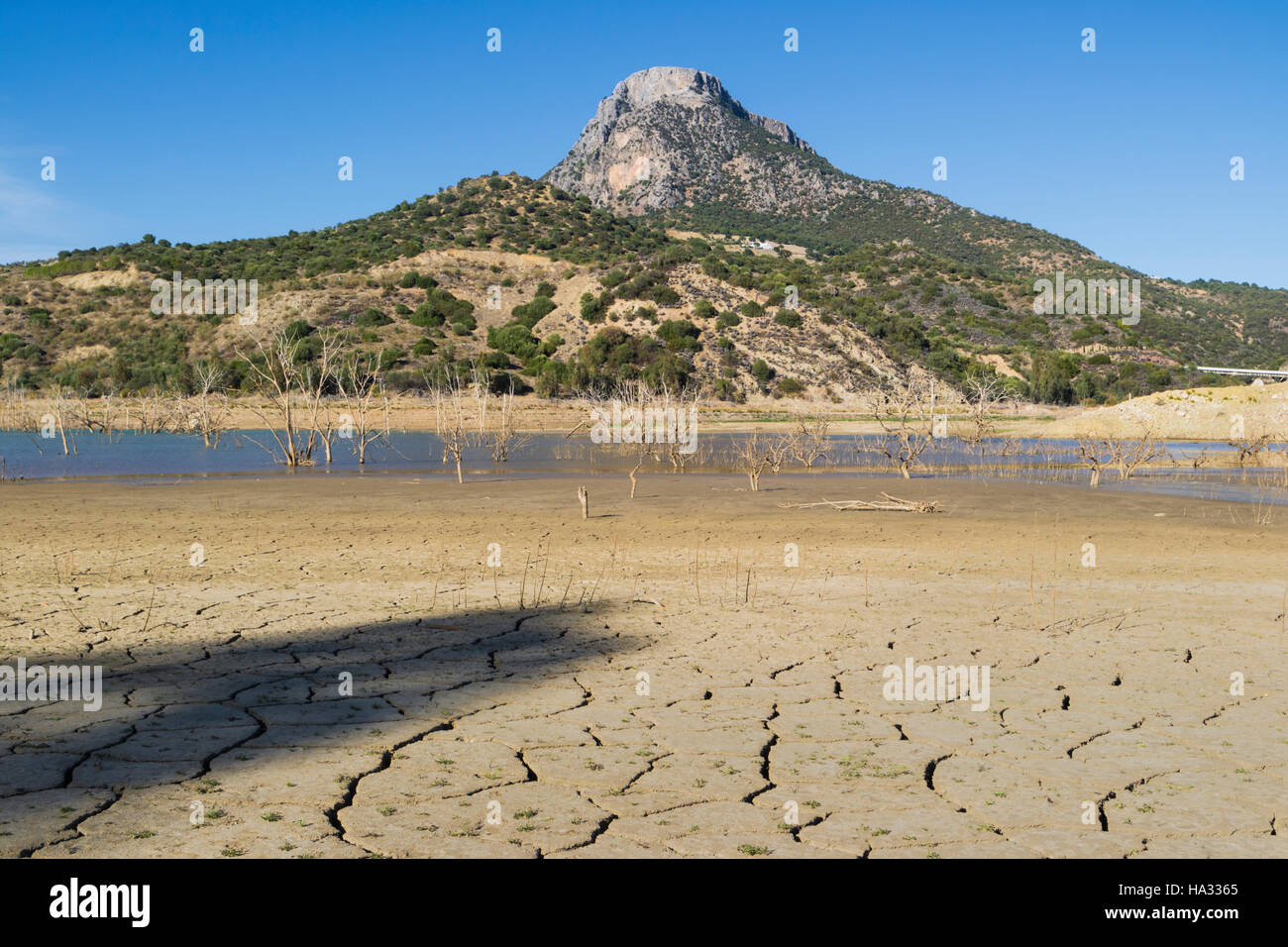 Zahara - el Gastor reservoir, Cadiz Province, Andalusia, southern Spain ...