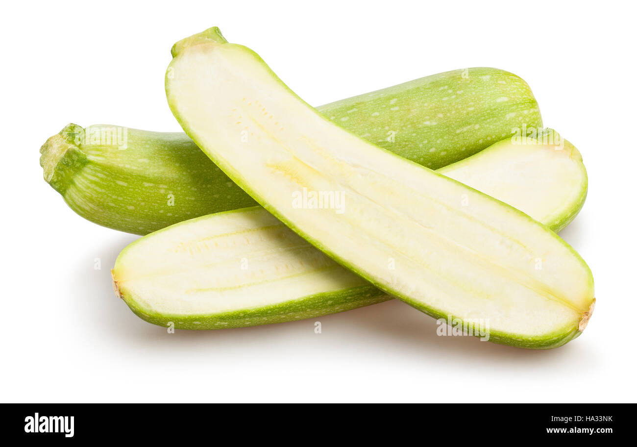 sliced marrow isolated Stock Photo - Alamy