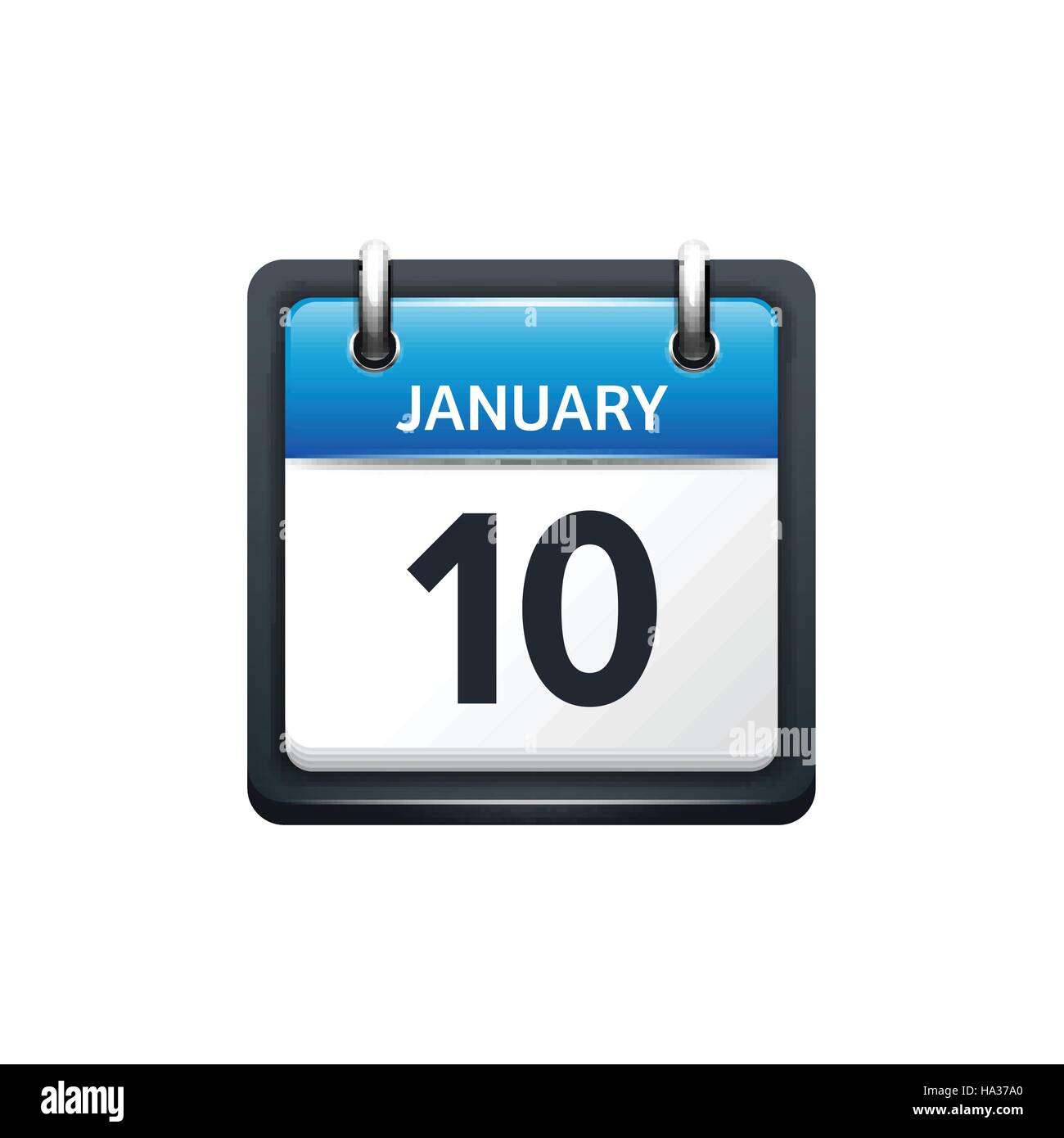 10 january calendar hi-res stock photography and images - Alamy
