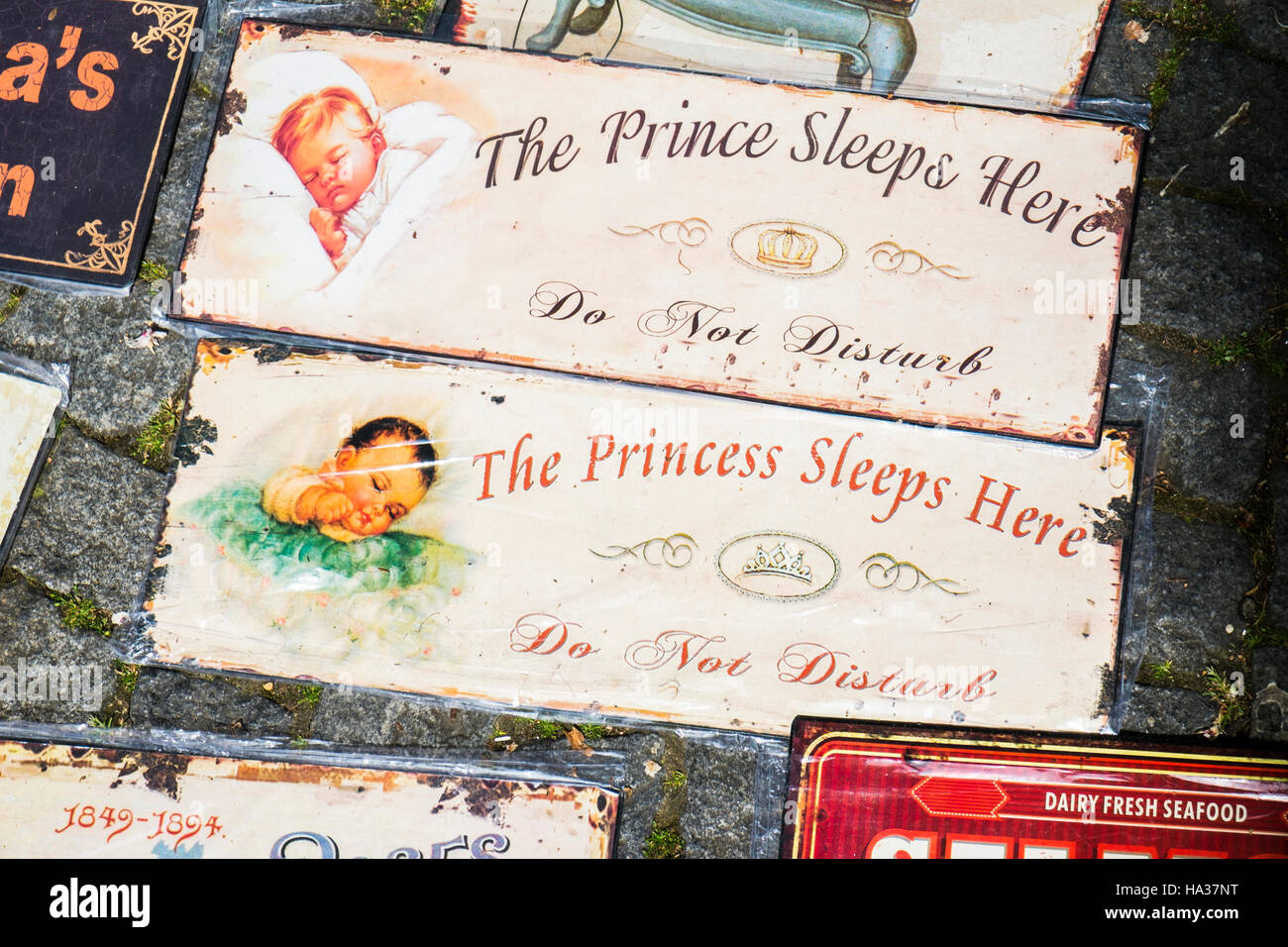 Vintage Metal Signs High Resolution Stock Photography and Images - Alamy