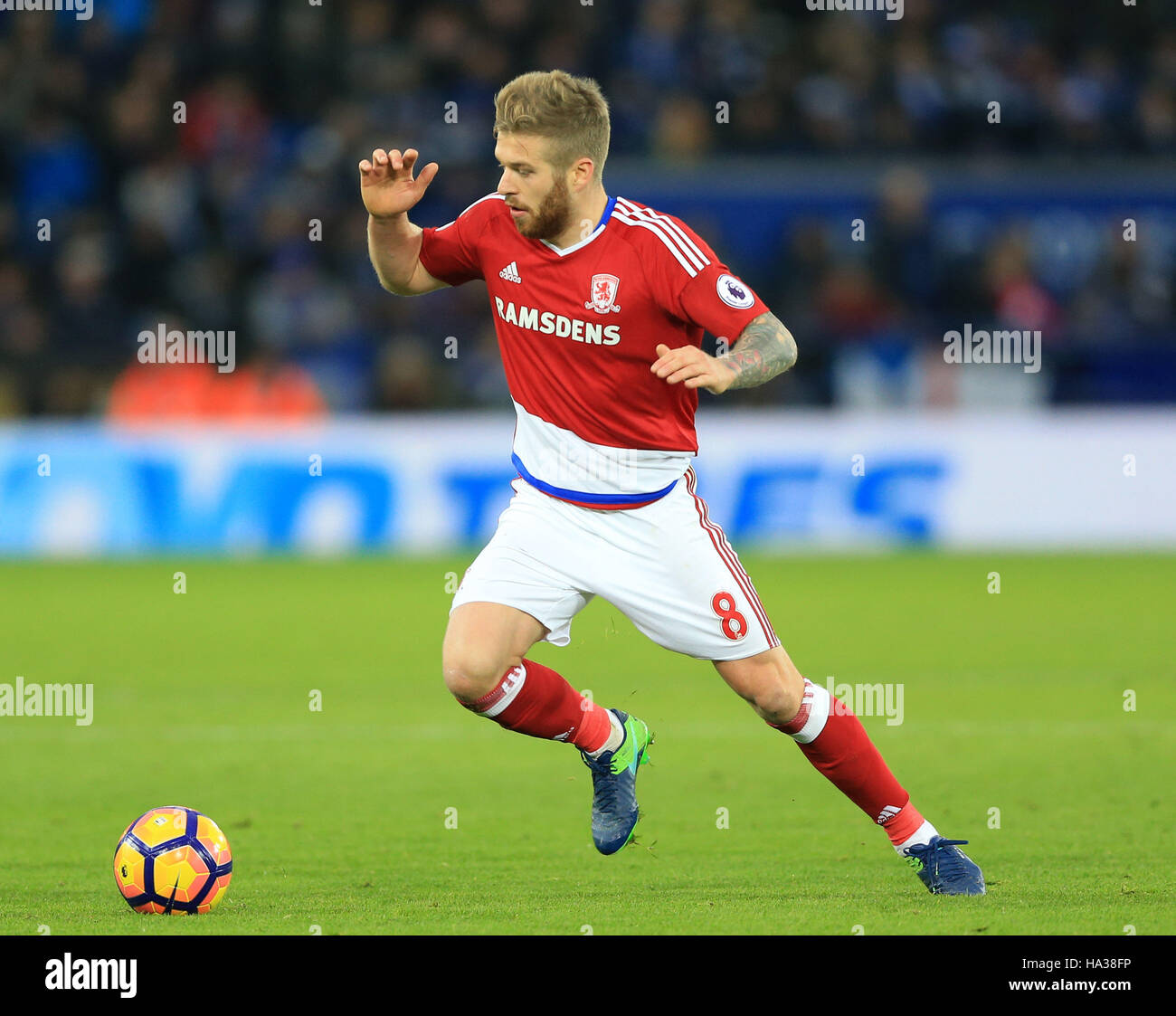 Middlesbrough's Adam Clayton during the Premier League match at the ...