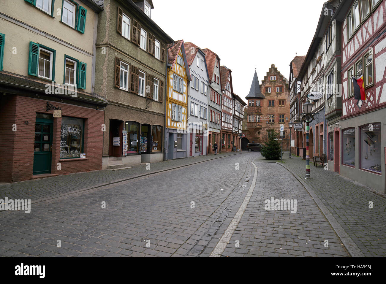 Medieval walled city of Büdingen Germany Stock Photo - Alamy
