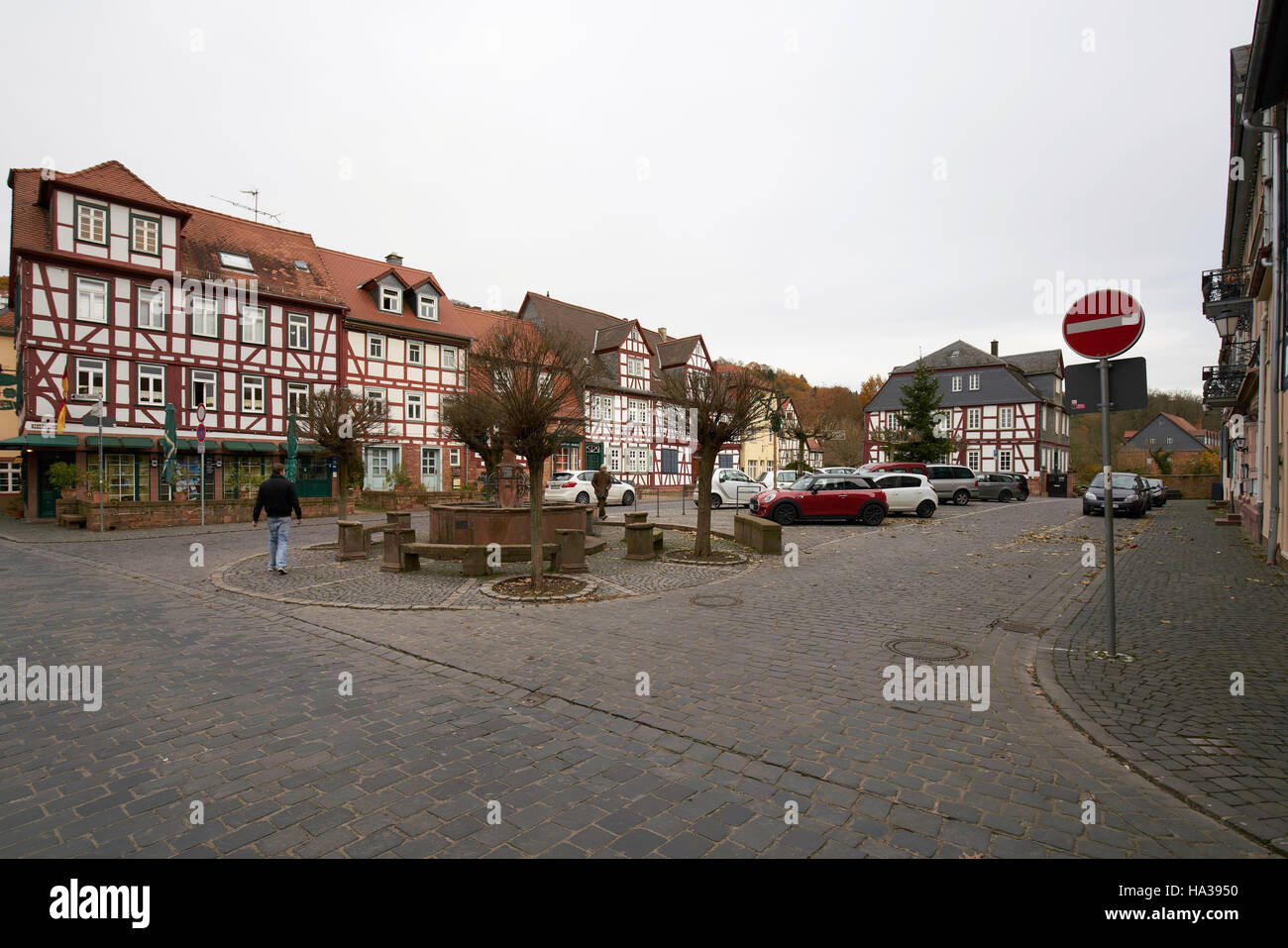 Medieval walled city of Büdingen Germany Stock Photo - Alamy