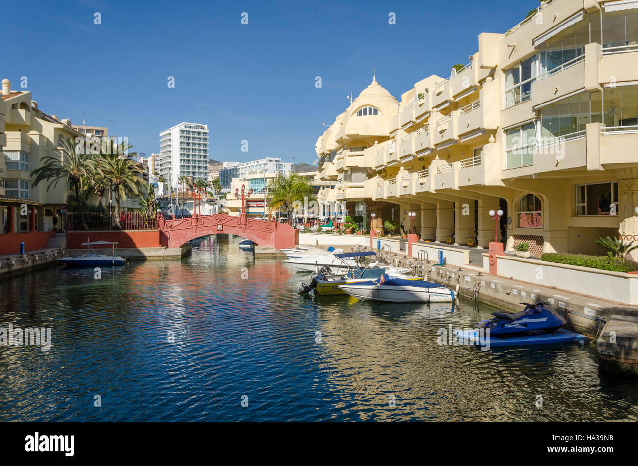 Benalmadena Spain. Benalmádena port, luxury Puerto Marina, Costa del ...