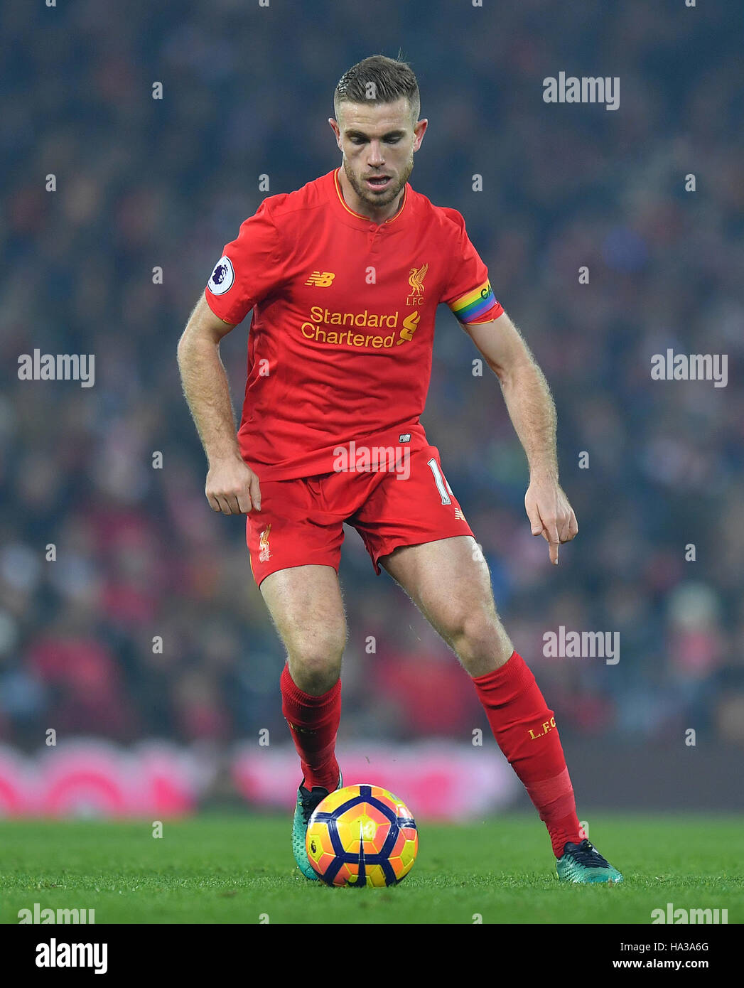 Liverpool's Jordan Henderson Stock Photo - Alamy