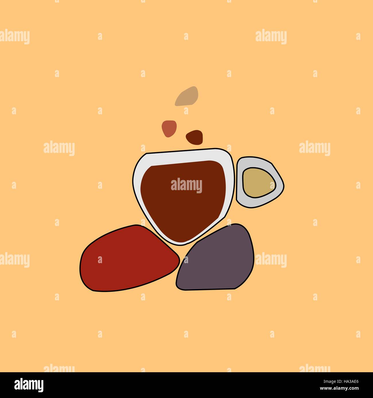 Foam on rocks Stock Vector Images - Alamy