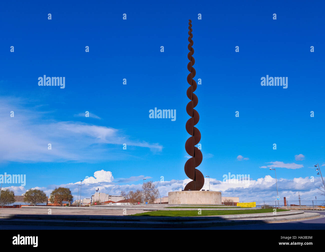 Spain, Catalonia, Barcelona Province, Terrassa, View of the Placa De La ...